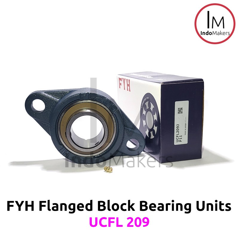 Jual Flanged Block Bearing Unit UCFL 209 - As 45mm FYH Japan | Shopee Indonesia