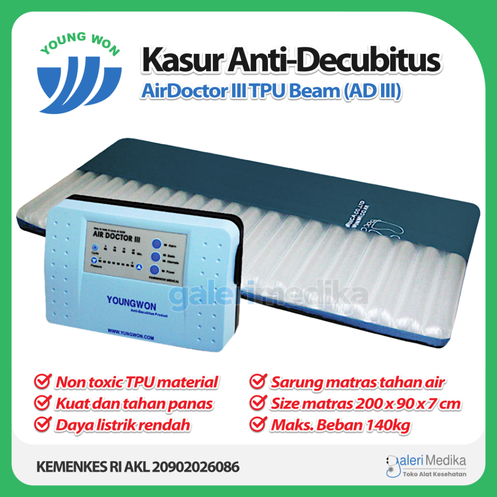 Jual Kasur Anti Decubitus YoungWon AD-III Beam - Bubble Air Mattress ...