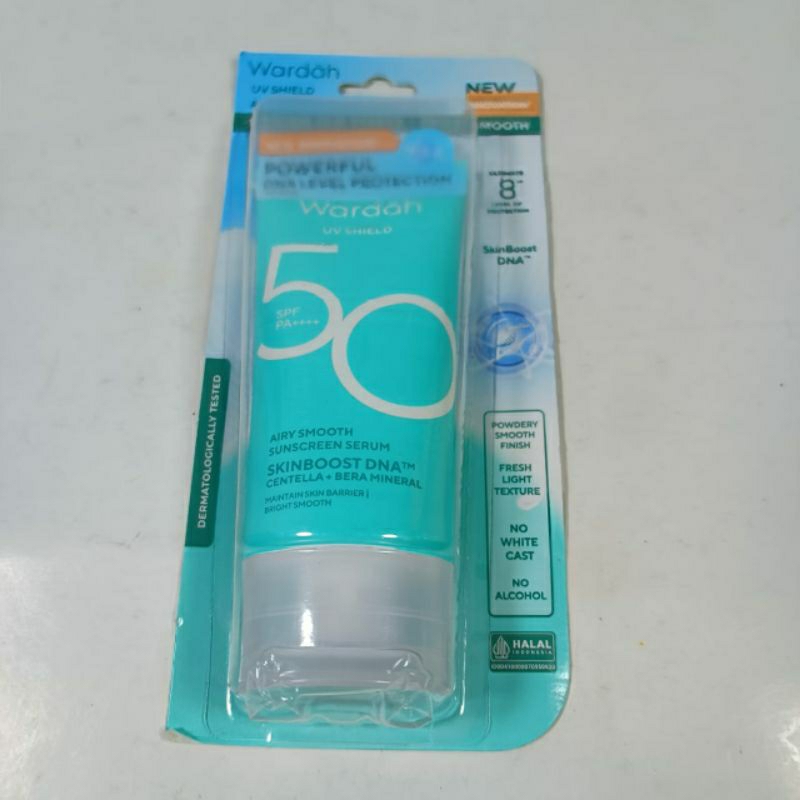 Jual Wardah Uv Shield Airy Smooth Sunscreen Serum Skinboost DNA ...
