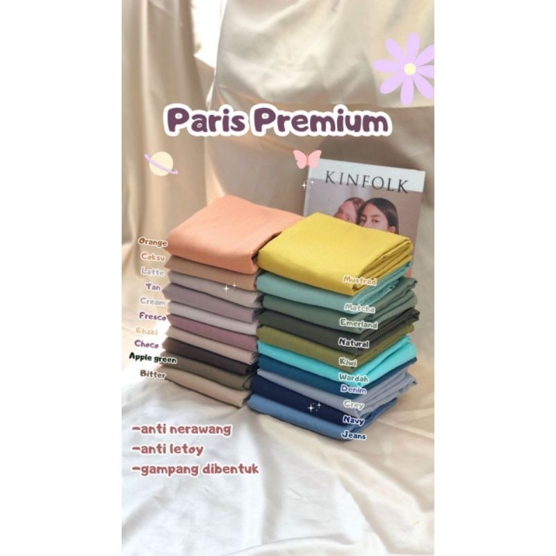 Jual KINITA HIJAB - PAKET BUNDLING BELI 3 DAPAT 3 HIJAB ( PARIS PREMIUM ...