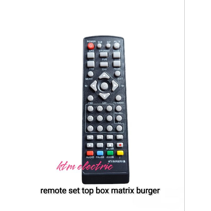 Jual remote stb/set top box matrix burger hijau | Shopee Indonesia