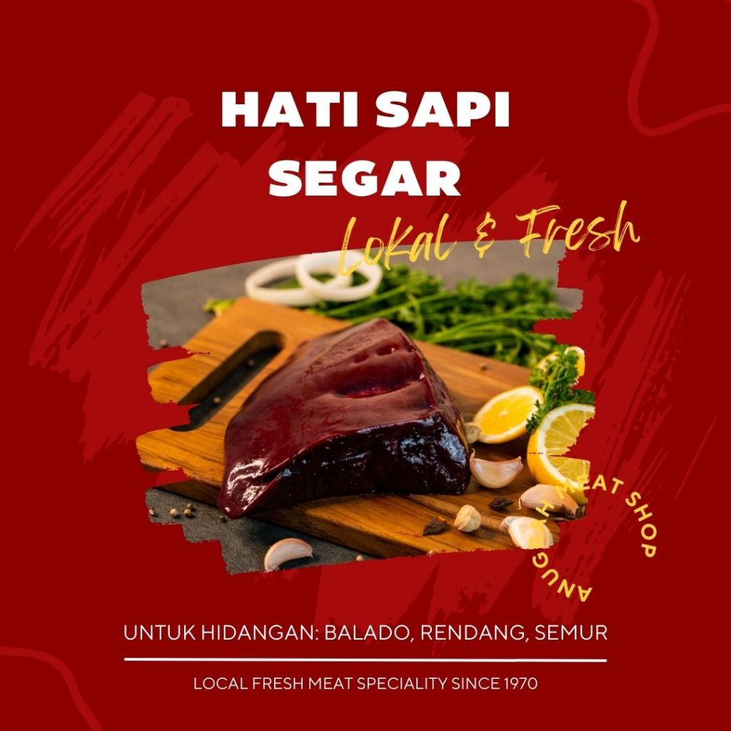 Jual Hati Sapi Lokal Segar - Anugrah Meat Shop | Shopee Indonesia