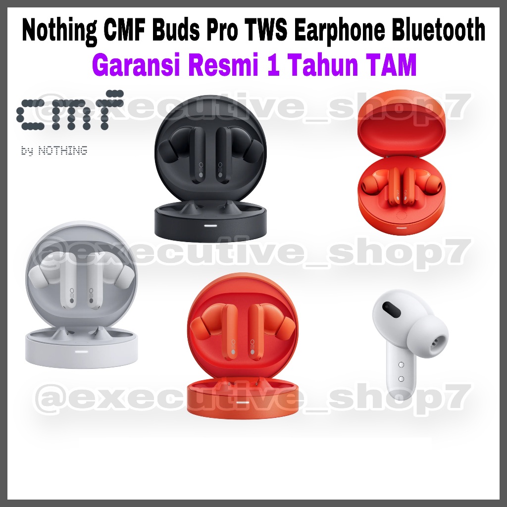 Jual Nothing CMF Buds Pro TWS Earphone Bluetooth - Garansi Resmi 1 ...