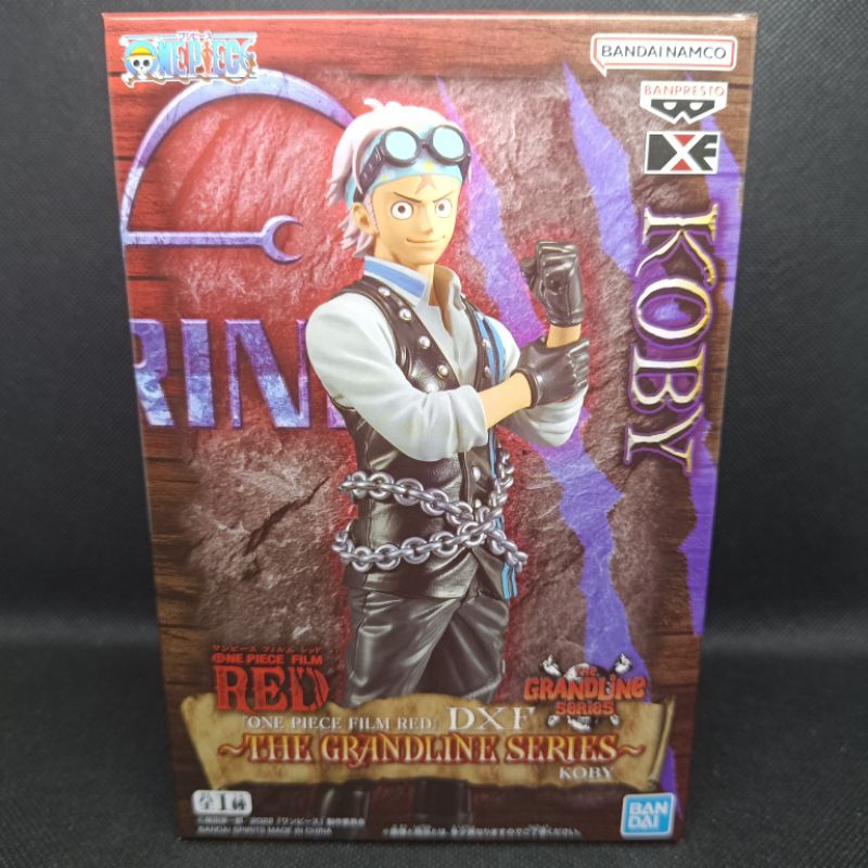 Jual Figure One Piece DXF RED The Grandline Series Koby Bandai | Shopee ...