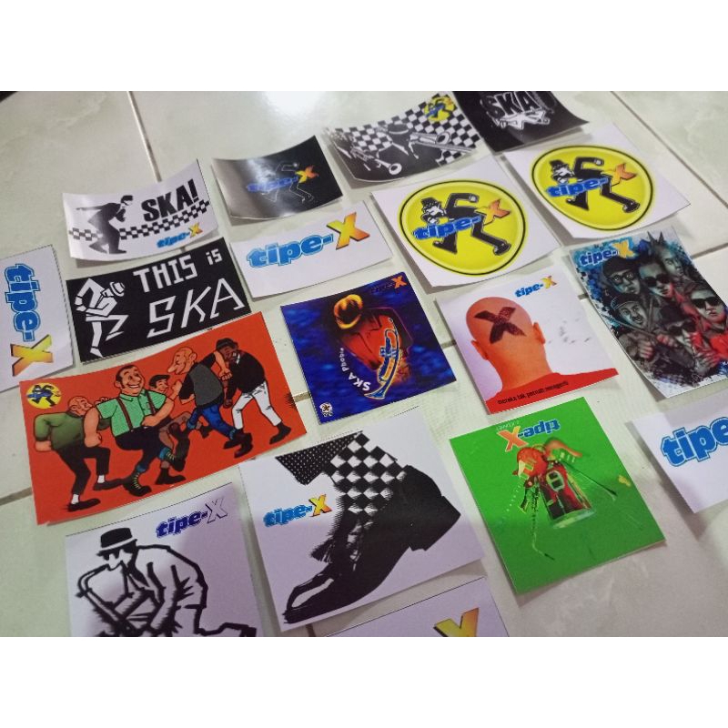 Jual Stiker Tipe X Logo Cover Album Dll Sticker Pack merchandise Ska ...