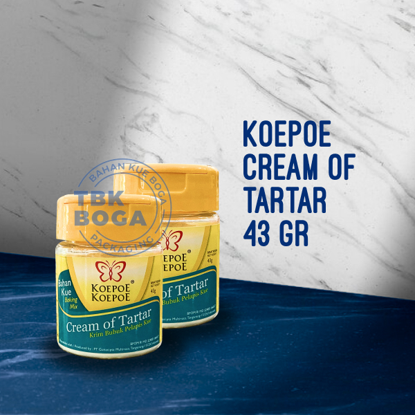 Jual Koepoe ( Cream of Tartar, CMC / 43 gr ) Krim Bubuk Pelapis Kue ...