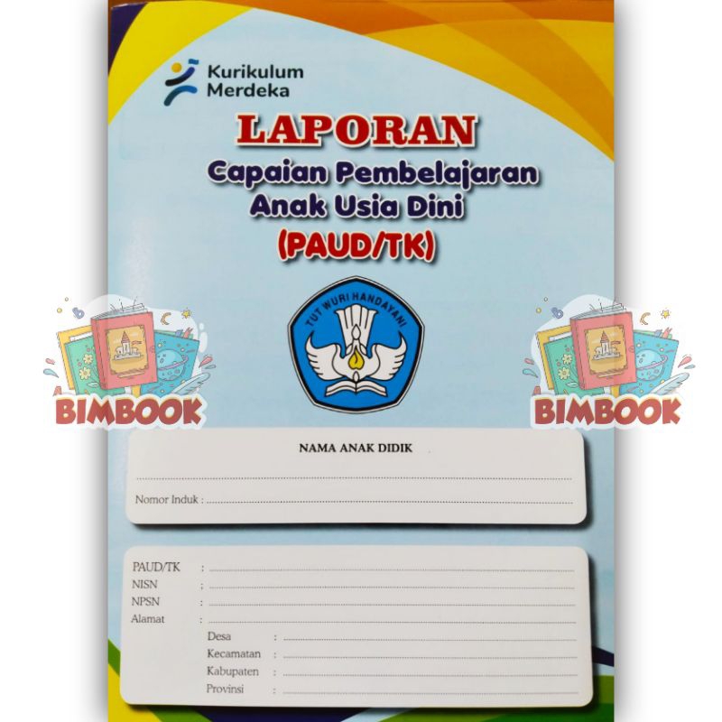 Jual Buku Rapot Rapor Raport PAUD TK Kurikulum Merdeka | Shopee Indonesia