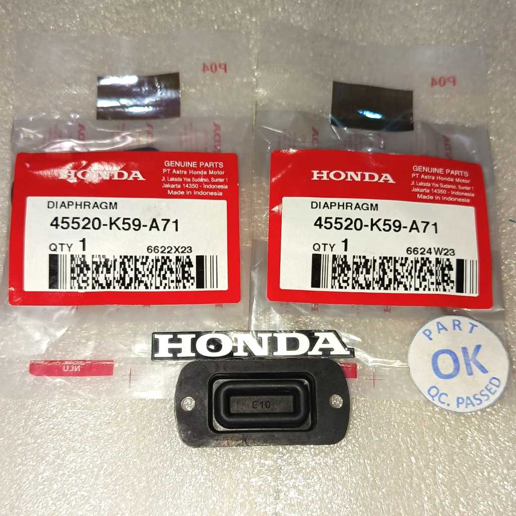 Jual 45520 K59 A71 DIAPHRAGM KARET TUTUP BAK MASTER REM Vario 125 Vario ...