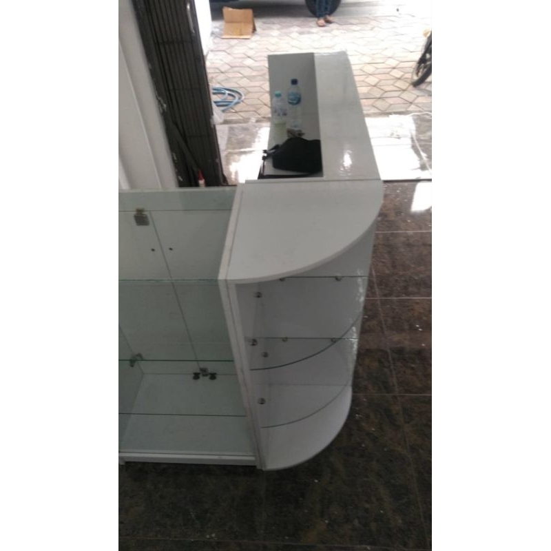Jual Meja kasir toko model L | 120x40x110cm | Shopee Indonesia