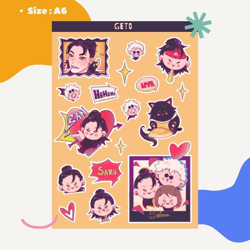 Jual Jujutsu Kaisen Sticker Sheet/Gojo & Geto | Shopee Indonesia