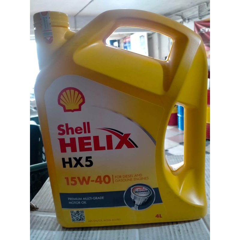 Jual SHELL HELIX HX5 SAE 15W-40 (4 Liter) | Shopee Indonesia