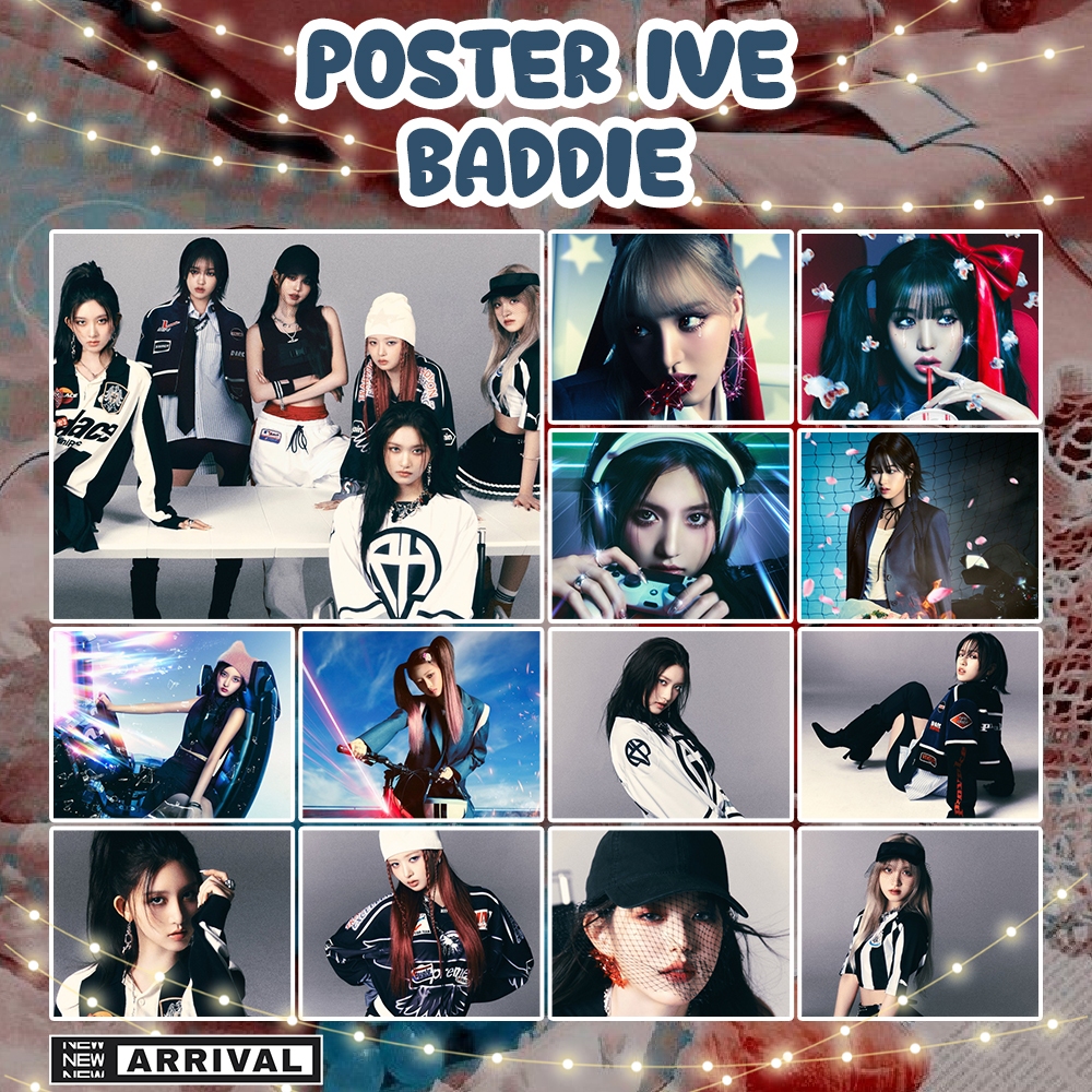 Jual Poster IVE BADDIE - Poster Kpop A4 A5 A6 Murah (Part A) | Shopee ...