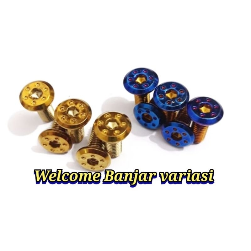 Jual Baut Probolt Disc Cakram / Baut Piringan Cakram Honda Yamaha Universal Cocok Untuk Semua ...
