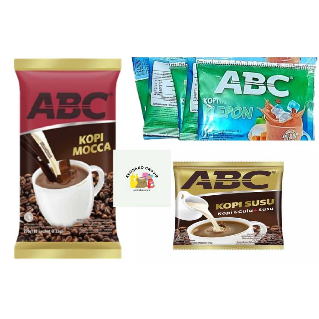 Jual Kopi ABC KLEPON ABC MOCCA ABC KOPI SUSU ABC KOPI RENTENG/KOPI ABC ...