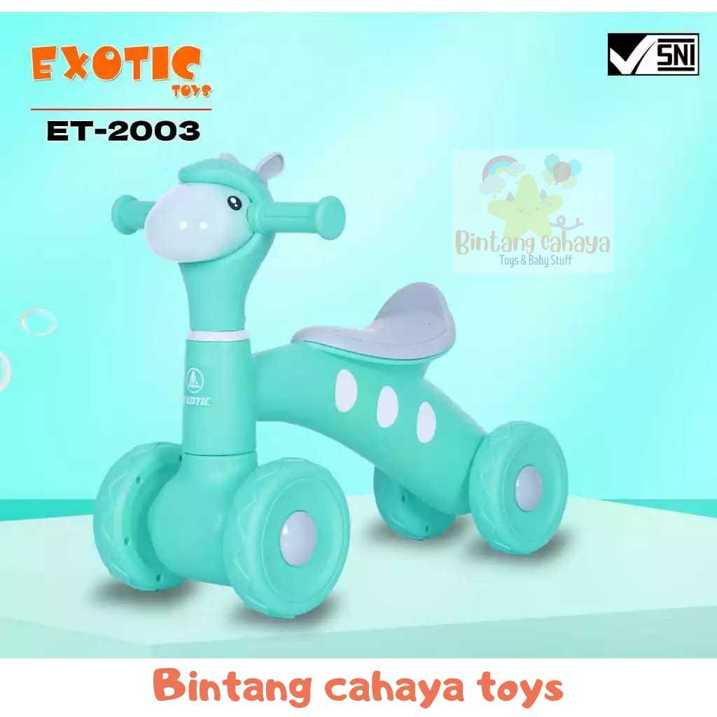 Jual Sepeda dorong anak balance bike mainan play ground Exotic ET 2005 ...