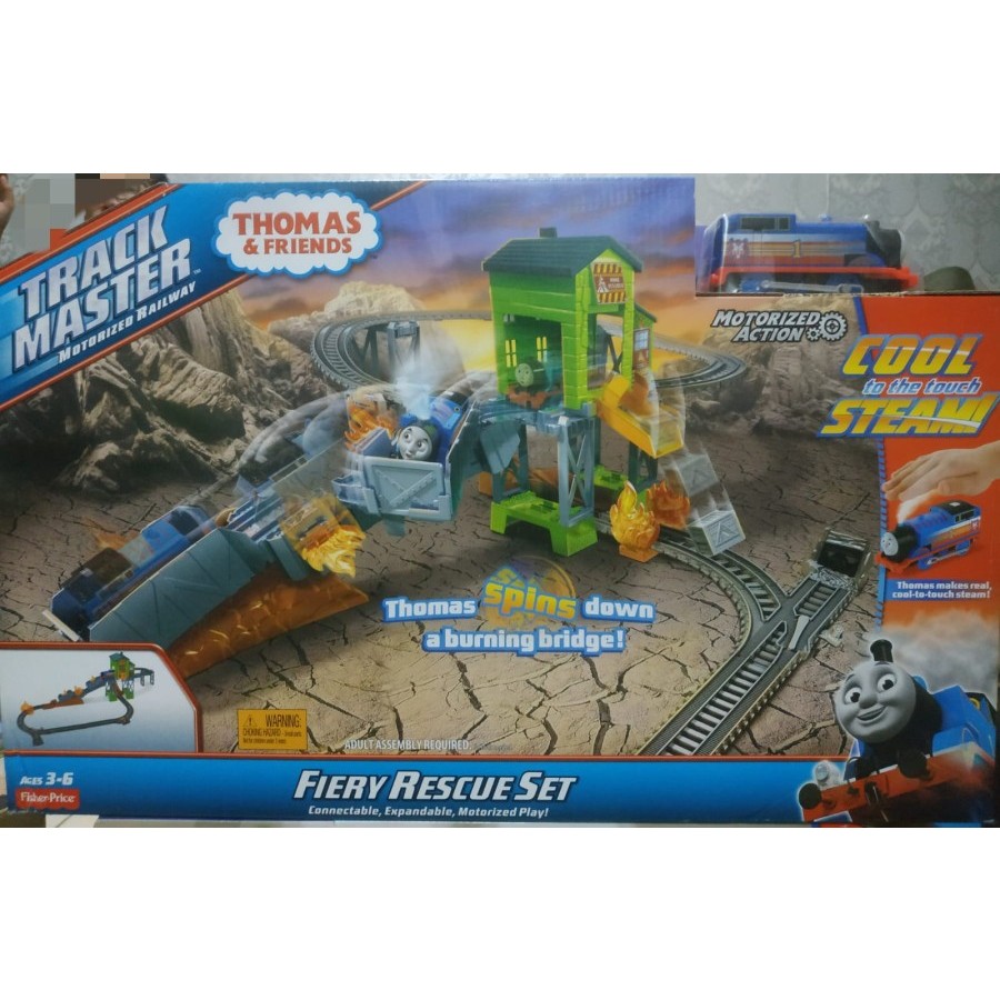 Jual THOMAS FIERY RESCUE SET + HAROLD + MEGA BLOKS | Shopee Indonesia