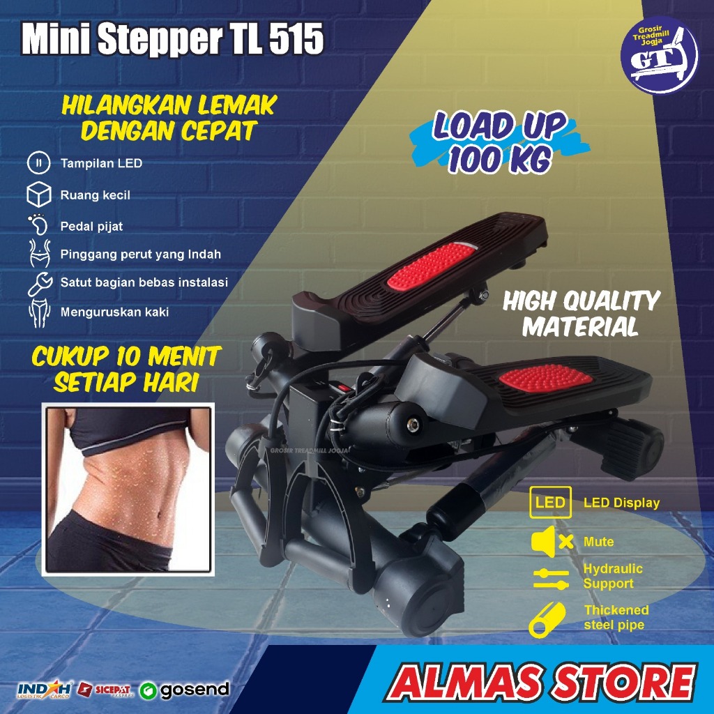 Jual Alat Olahraga Fitness Kardio Gym Cardio Pedal Steper Climber ...