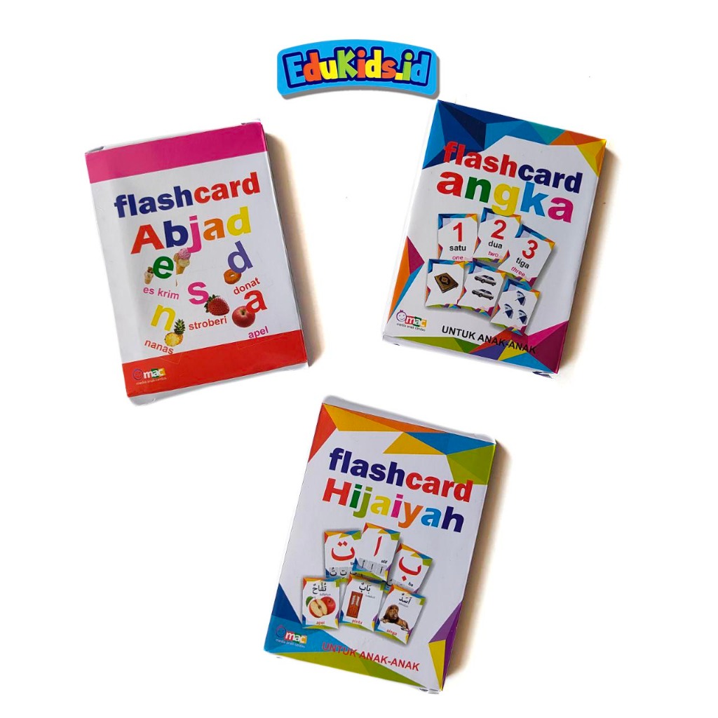 Jual Flash Card Abjad Angka Hijaiyah Untuk Anak MAC Media | Shopee ...