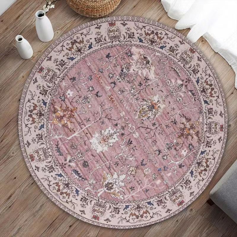 Jual UM020 Karpet Bulat Motif Anti Slip Diameter 100Cm/Karpet Bulat ...