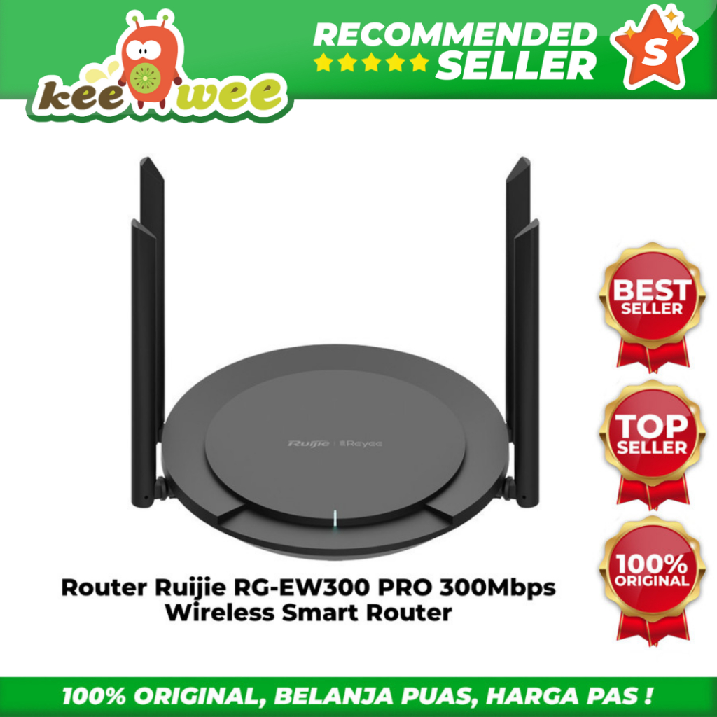Jual Router Ruijie RG-EW300 PRO 300Mbps Wireless Smart Router | Shopee ...