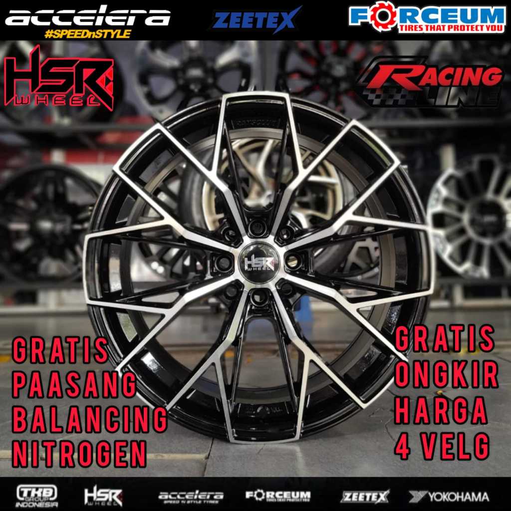 Jual VELG MOBIL RACING HSR HAPPI RING 19 UNTUK ACCORD NEW CIVIC NEW BRV HRV CRV ALPHARD INNOVA ...
