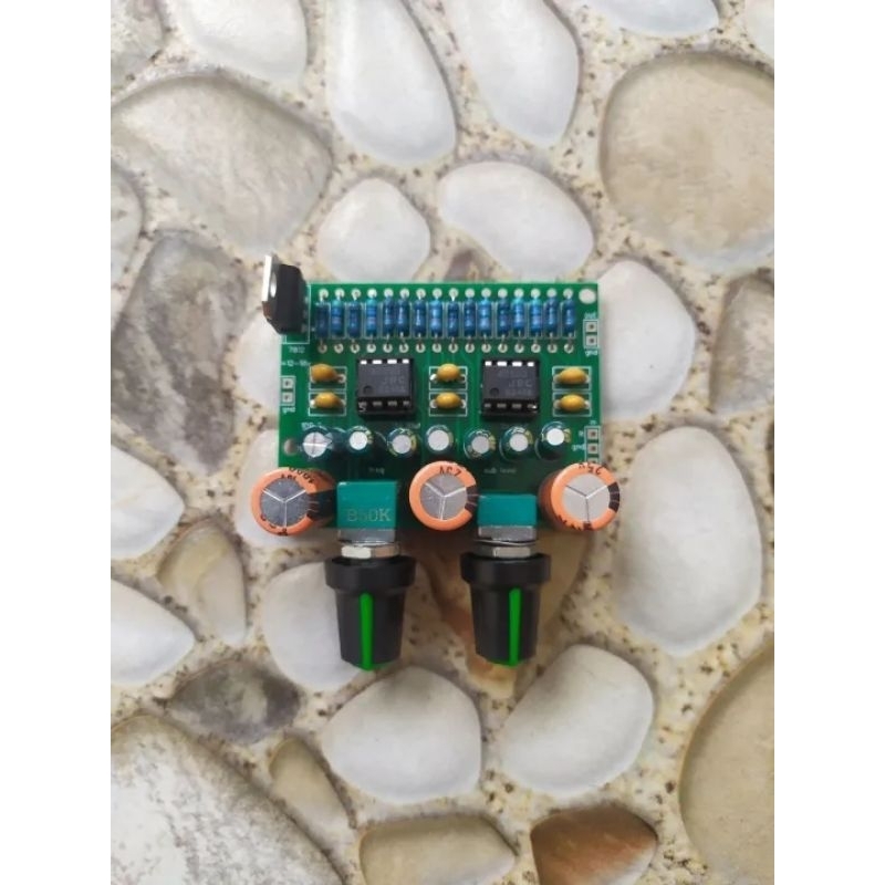 Jual kit filter subwoofer jrc4558d original modul low filter subwoofer ...