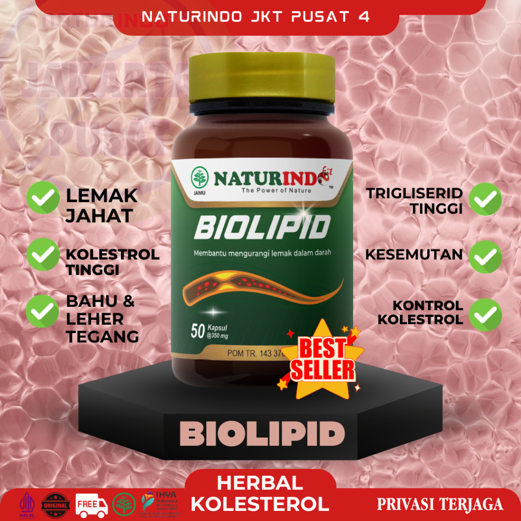 Jual Naturindo Biolipid Obat Herbal Asam Urat Penurun Darah Tinggi ...