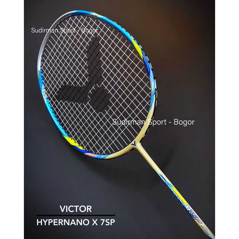 Jual PAKET KOMPLIT! Raket Badminton Victor Hypernano X 7SP / HX-7SP V ...