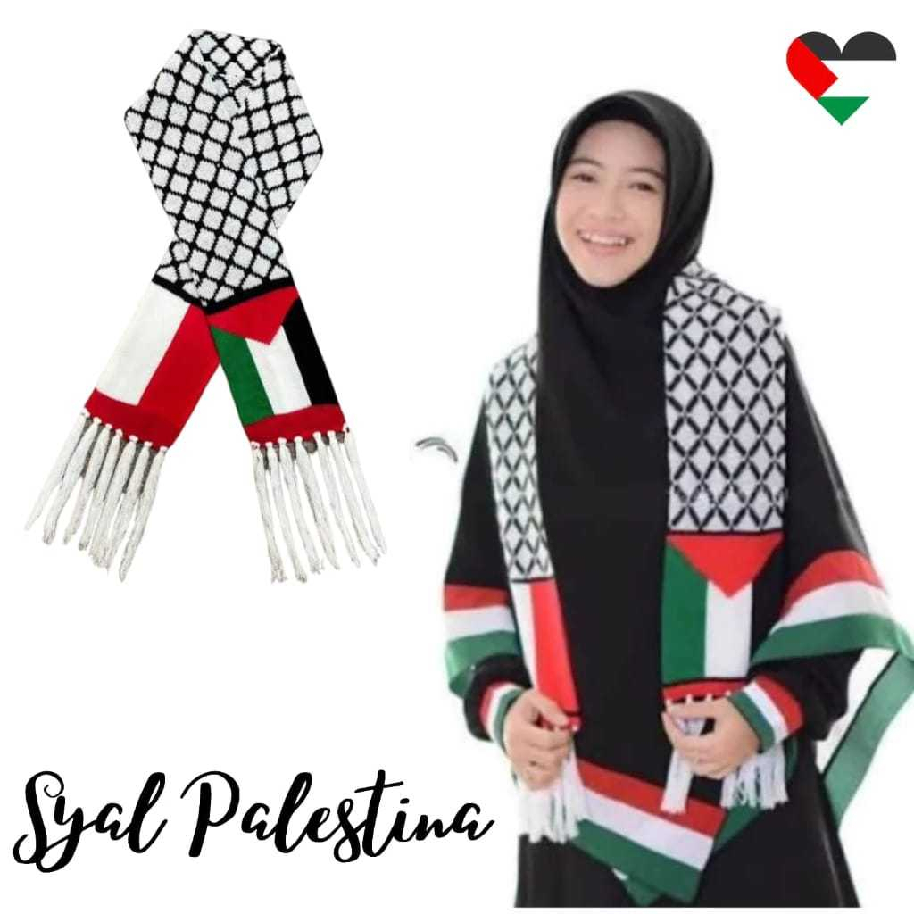 Jual Terbaru Dan Terlaris Syal Palestina / Syal Palestine / Scarf ...
