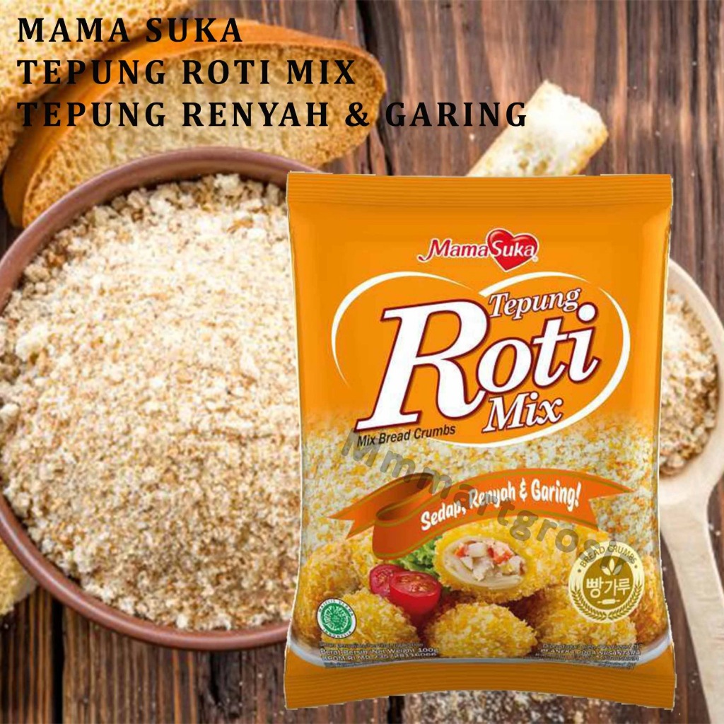 Jual Mama Suka / Tepung Roti Mix / Bread Crumbs Panir / 500gr | Shopee ...