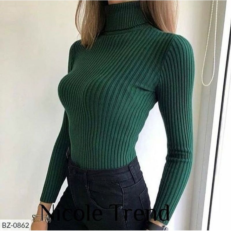 Jual 𝐈𝐧𝐧𝐞𝐫 𝐑𝐚𝐣𝐮𝐭 𝐓𝐮𝐫𝐭𝐥𝐞𝐧𝐞𝐜𝐤 𝐊𝐧𝐢𝐭 Baju Daleman Rajut Manset Salur ...