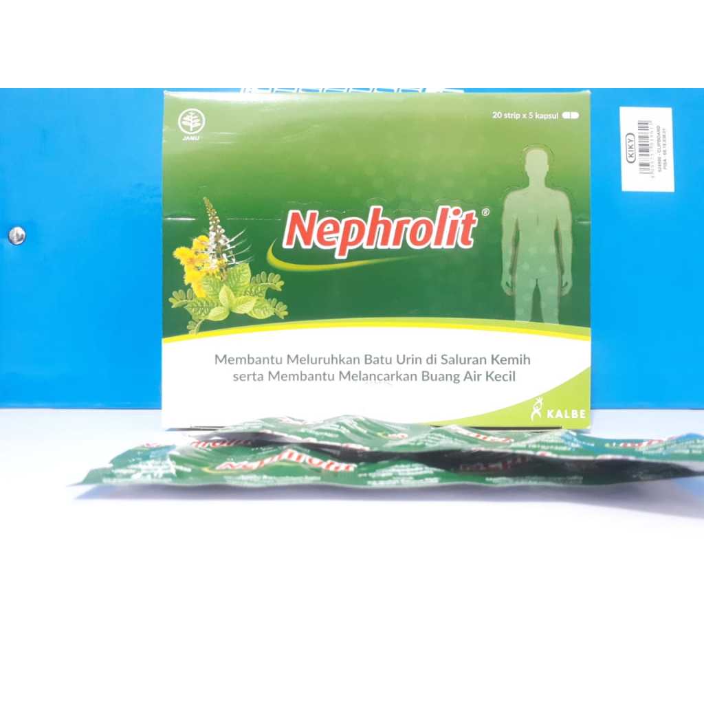 Jual NEPHROLIT KAPSUL (HARGA YANG TERTERA HARGA PER 1 KEPING ISI 5 ...