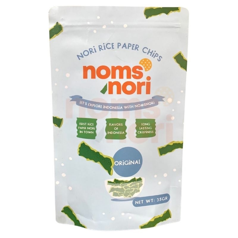 Jual Noms Original Crispy Nori-Rice Paper Chips Mixed With The Taste Of Saltiness | Shopee Indonesia