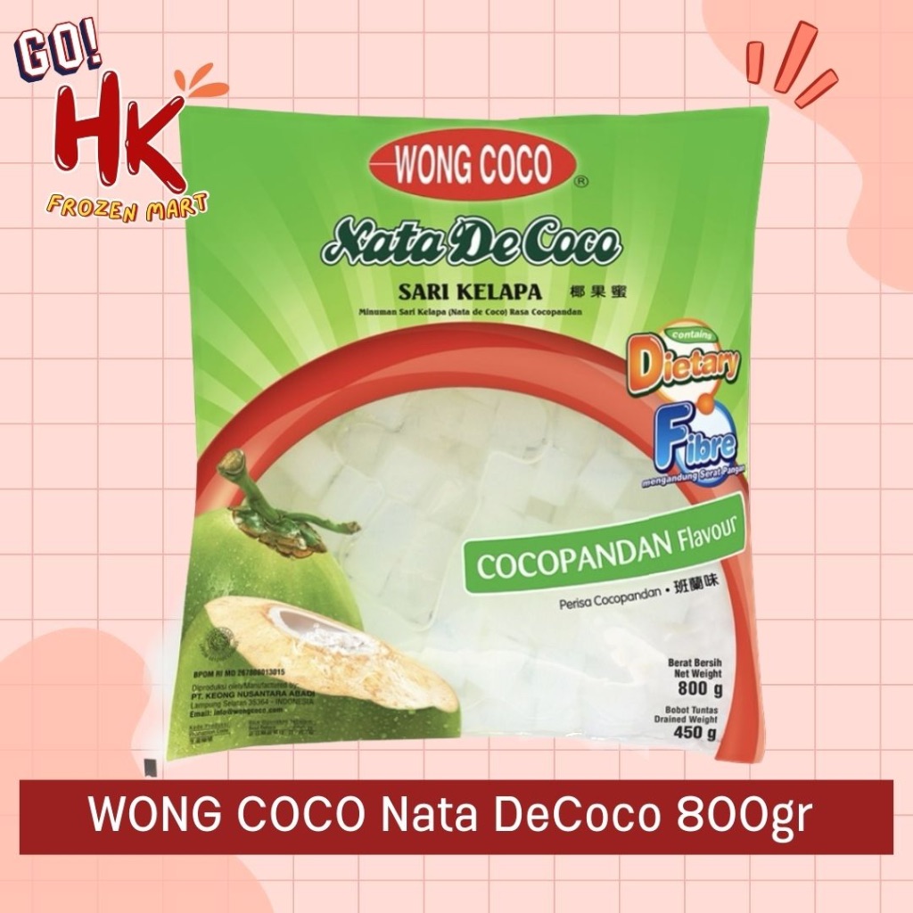 Jual Wong Coco Nata deCoco Coco Pandan 800gr | kemasan jelly bantal ...