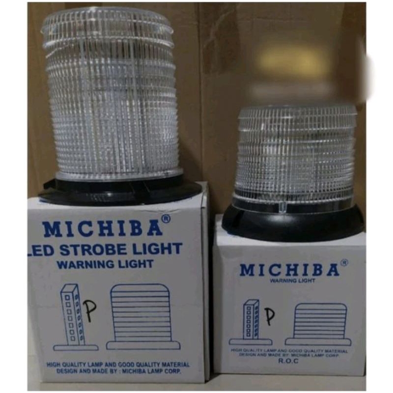 Jual Lampu Rotari Truk Michiba Putih 12-24V ukuran 13Cm | Shopee Indonesia