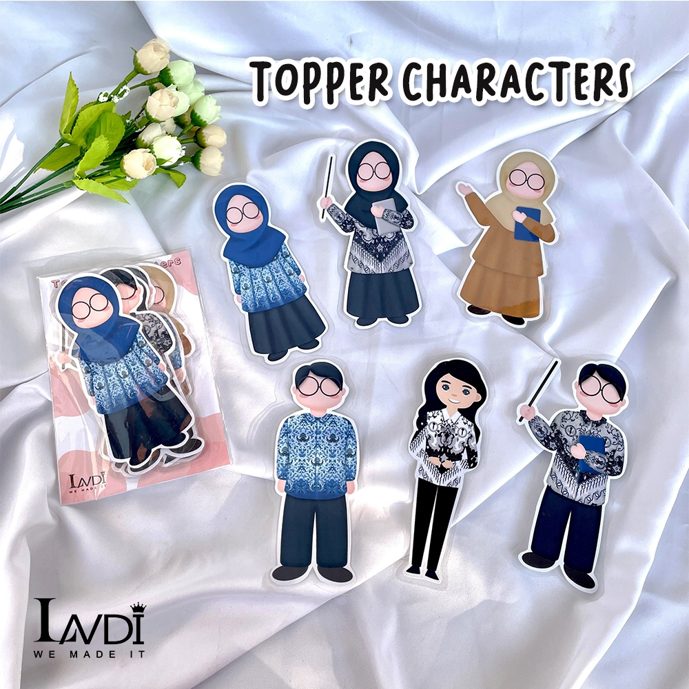 Jual Topper Buket Hari Guru Kararakter Guru | Shopee Indonesia