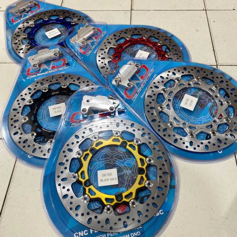 Jual PIRINGAN CAKRAM / DISC BRAKE DELKEVIC CNC TWO TONE 300MM FLOATING ...