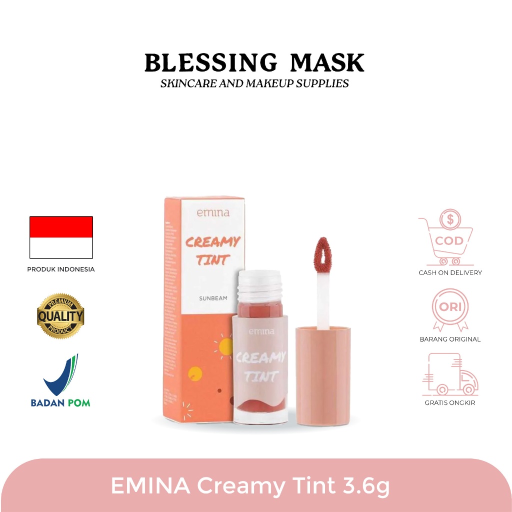 Jual EMINA Creamy Tint 3.6g | Lip Tint | Shopee Indonesia