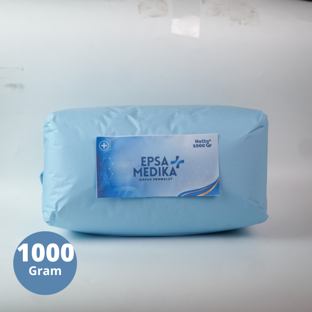 Jual Kapas Pembalut Gulung Putih 1000 gram / 1 kg Steril Premium ...