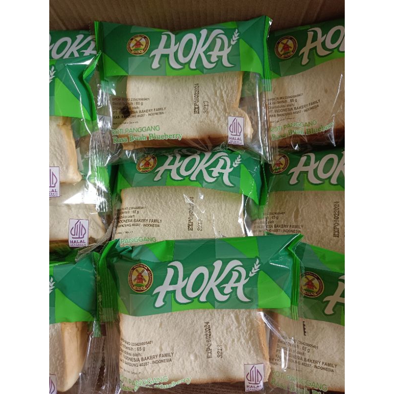 Jual Roti Panggang Aoka 65 Gram | Shopee Indonesia