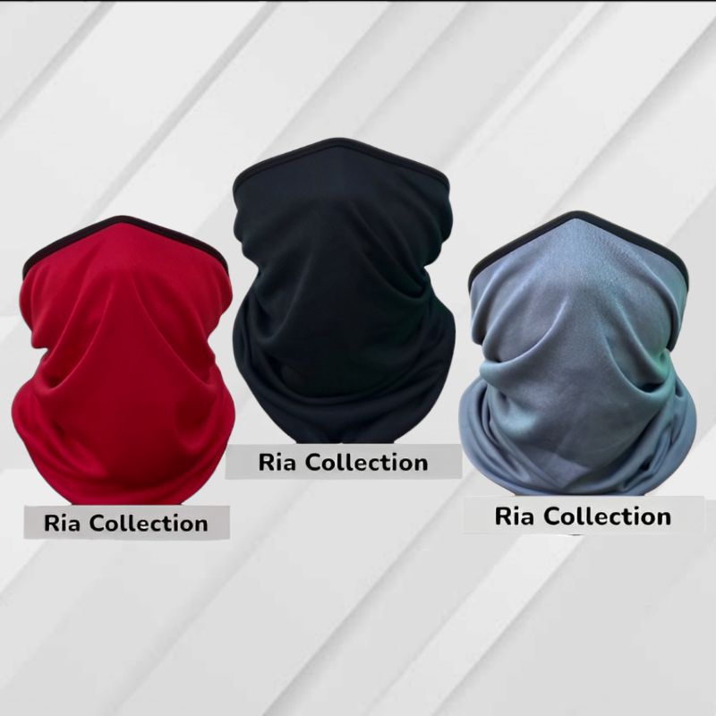 Jual Baff Buff Masker Motor Polos Warna Pria Wanita/Masker Topeng ...