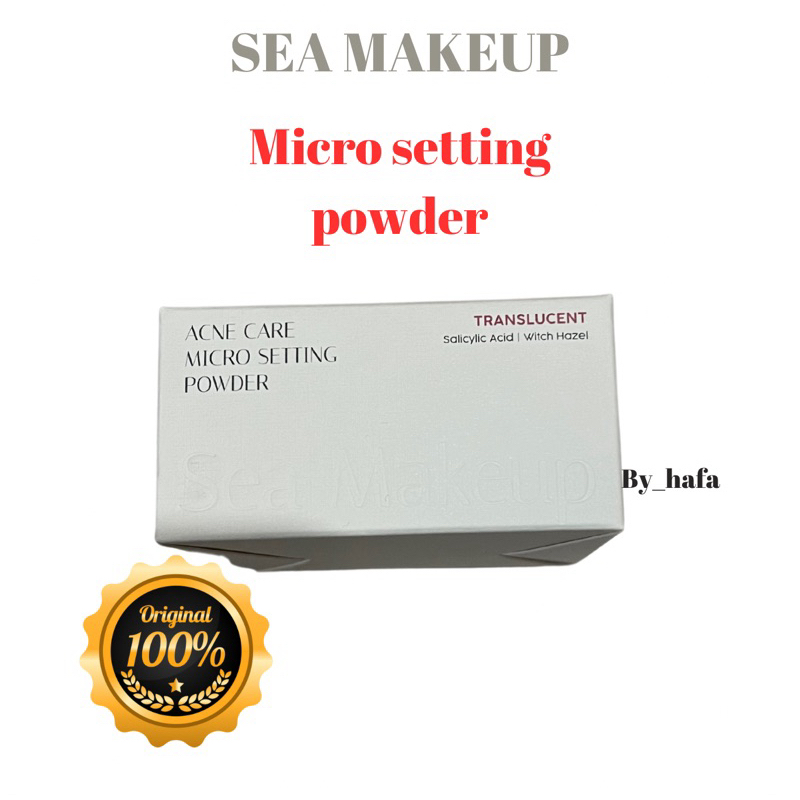 Jual Sea makeup acne care micro setting powder pore blur oil control ...