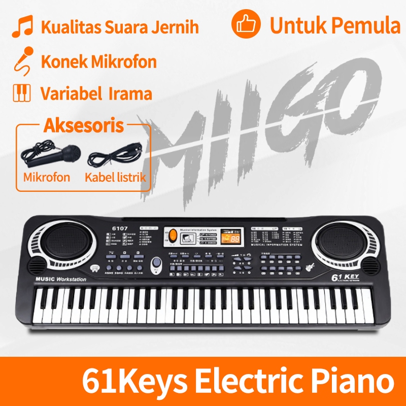 Jual Piano 61-key Piano Elektronik Pemula Piano Mainan Anak-Anak Smart ...