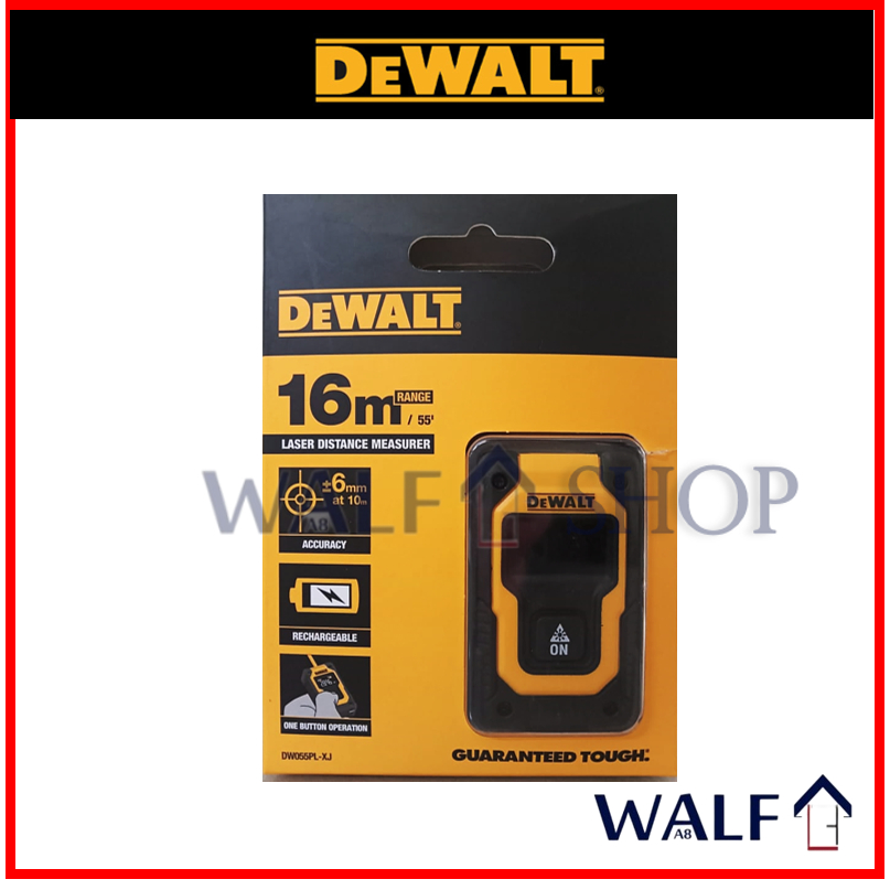 Jual Meteran Laser Dewalt DW055PL-XJ 16m / 55ft | Shopee Indonesia