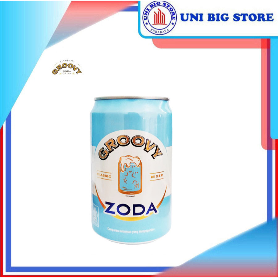 Jual Groovy Zoda Classic Can 330 ml Soda Water Kaleng | Shopee Indonesia
