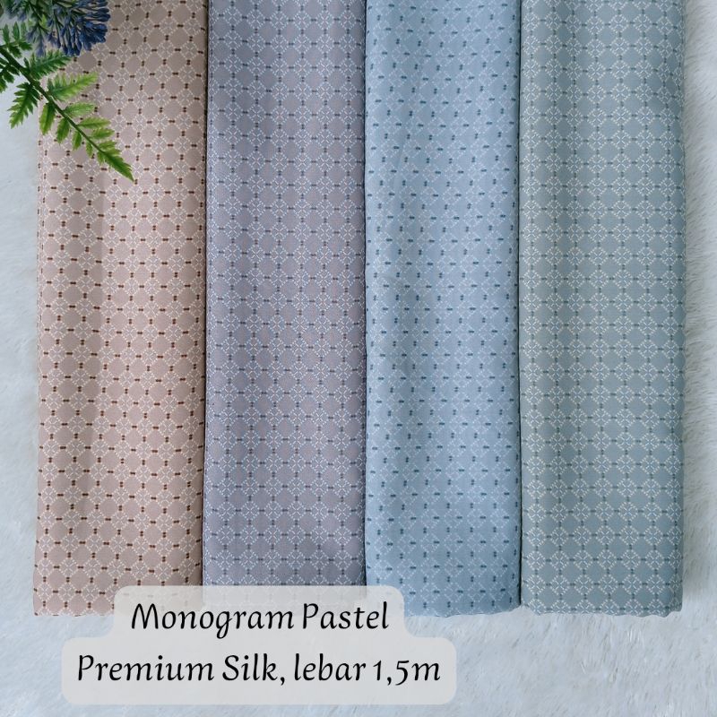 Jual Monogram kain premium silk | Shopee Indonesia