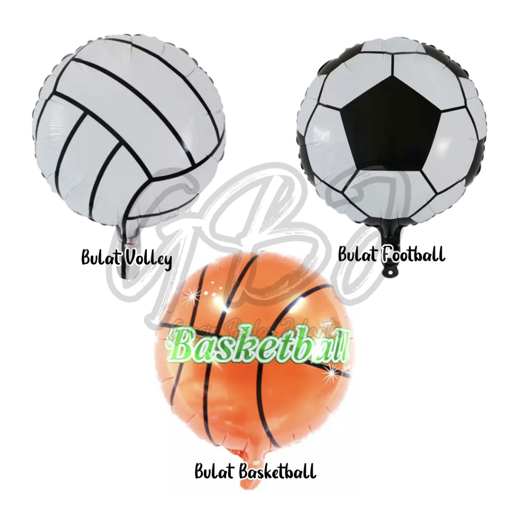 Jual Balon Foil BULAT Bola Olahraga (Basket, Sepak Bola / Soccer ...