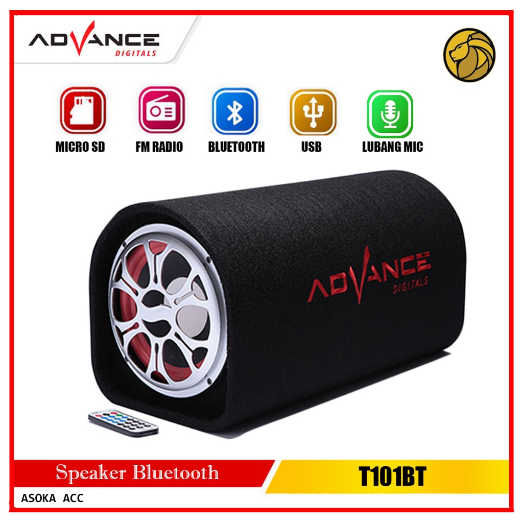 Jual Advance Bluetooth Speaker T101BT 5 Inch Multimedia with Subwoofer ...