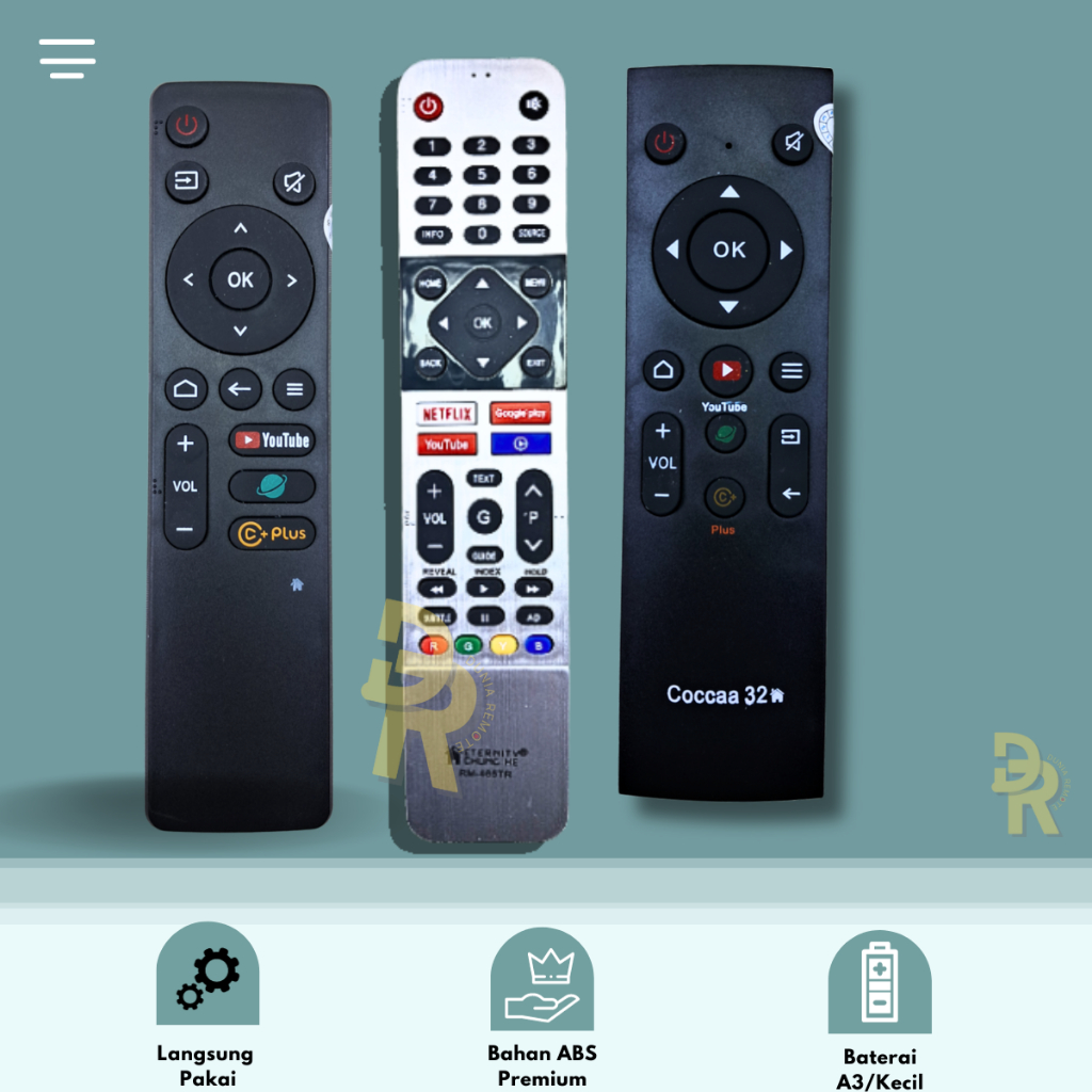 Jual Remote TV Coocaa ANDROID Smart TV Multi LED LCD 32S3U 40S3U 32S7G ...
