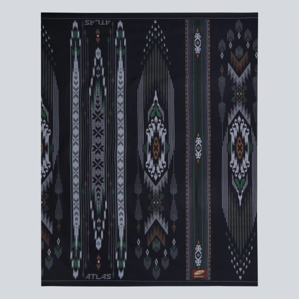 Jual Sarung ATLAS Idaman 555 Kembang Motif BHS GSA 01 Hitam | Shopee Indonesia